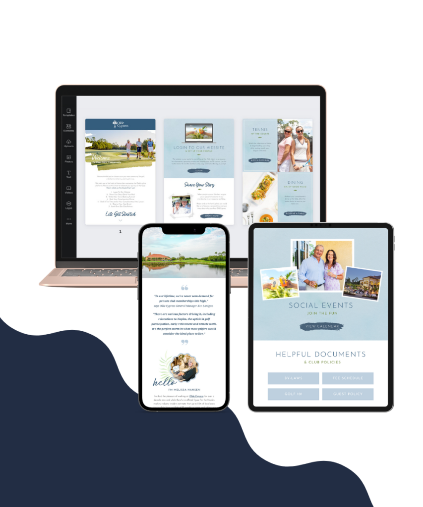 Club Design Studio – Private Club Communications Design